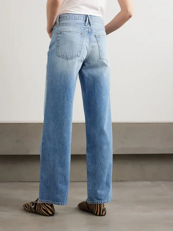 SLVRLAKE Jazmine Mid-rise Wide-leg Jeans - Blue