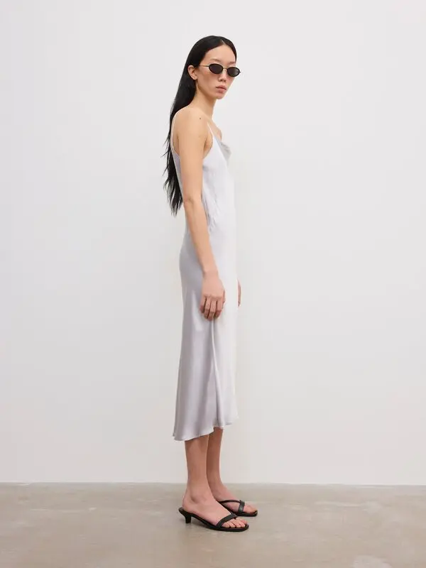 HOUSE OF DAGMAR Camisole Midi Dress - Silver