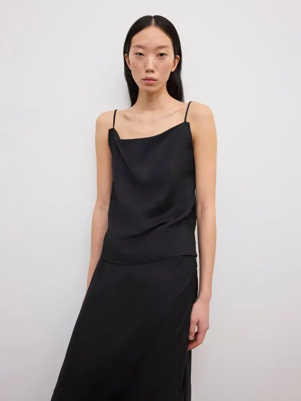 HOUSE OF DAGMAR Waterfall Linen Blend Top