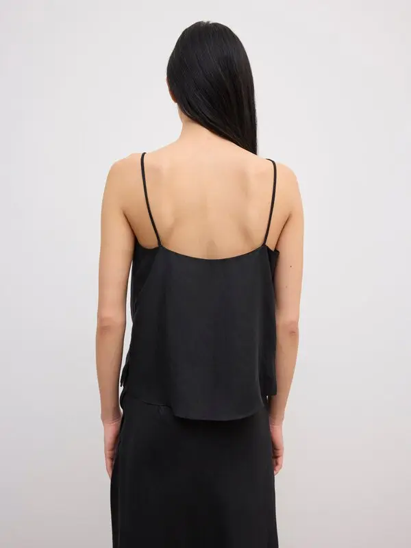 HOUSE OF DAGMAR Waterfall Linen Blend Top