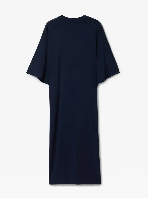 HOUSE OF DAGMAR Jersey Kimono Dress - Navy Blue