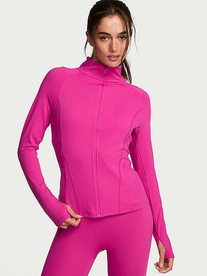 Victoria's Secret Vsx Elevate™ Full-zip Jacket - Pink