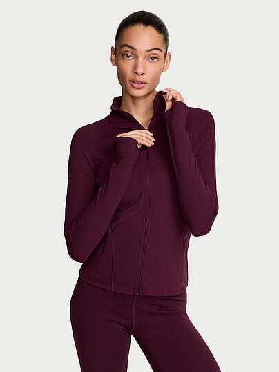 Victoria's Secret Vsx Elevate™ Full-zip Jacket - Purple