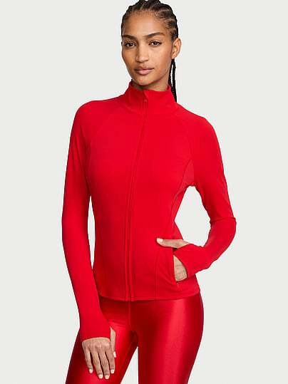 Victoria's Secret Vsx Elevate™ Full-zip Jacket - Red