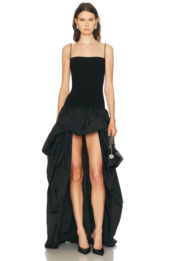 Stella McCartney Crepe Jersey Dress - Black