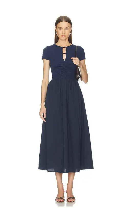 Heartloom Arleth Dress In Navy - Indigo