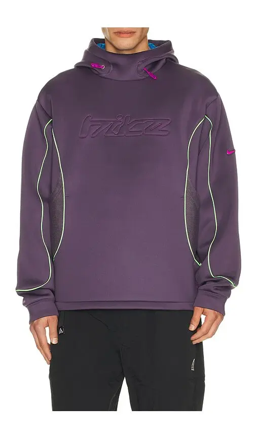 Nike Pullover Hoodie In Purple - Dark Raisin  Brilliant Blue  & Vivid Pur