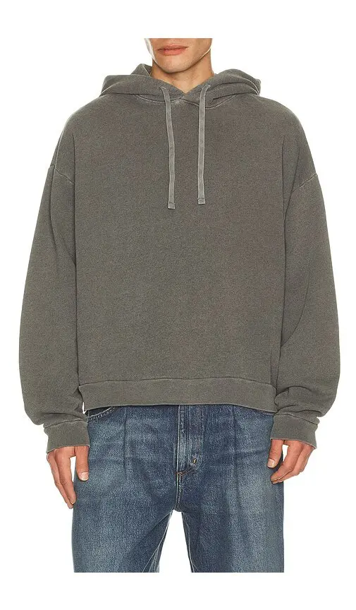 AGOLDE Salford Hoodie In Charcoal - Strand