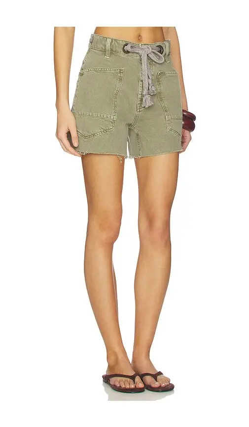 Free People X We The Free Moxie Shorts - Fern
