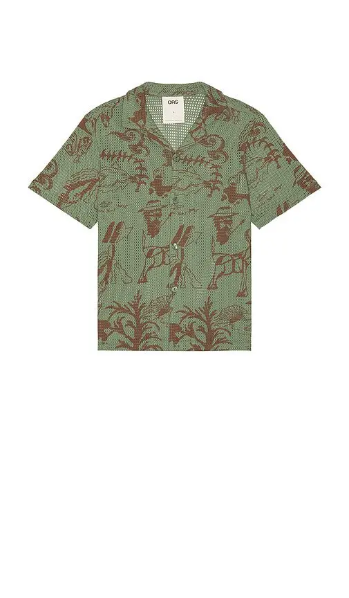 Oas Poplan Cuba Shirt - Green