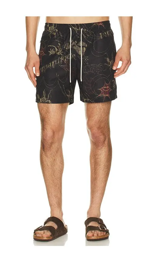 Oas Romantique Swim Shorts - Black