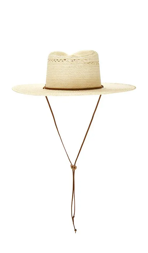 Brixton Beck Straw Rancher Hat