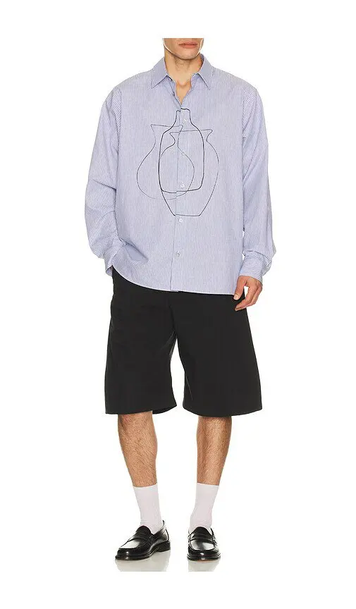 LE17SEPTEMBRE Belted Curved Shorts