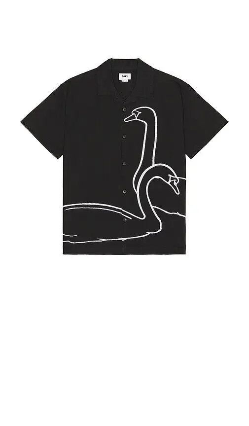 Obey Cliff Woven Shirt - Black