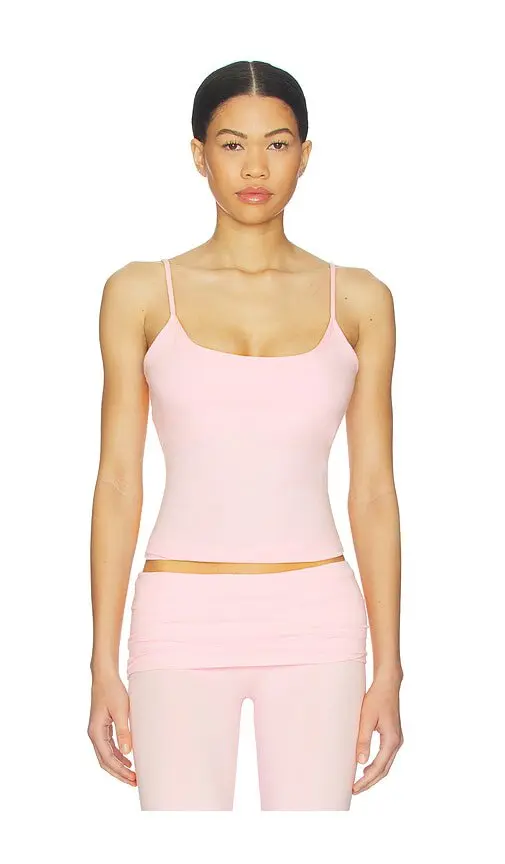 SKIMS Cotton Jersey Cami In Pink - Cherry Blossom