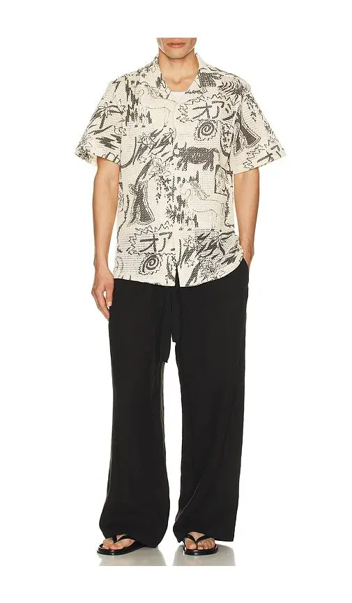 Oas Gensou Cuba Shirt In Cream