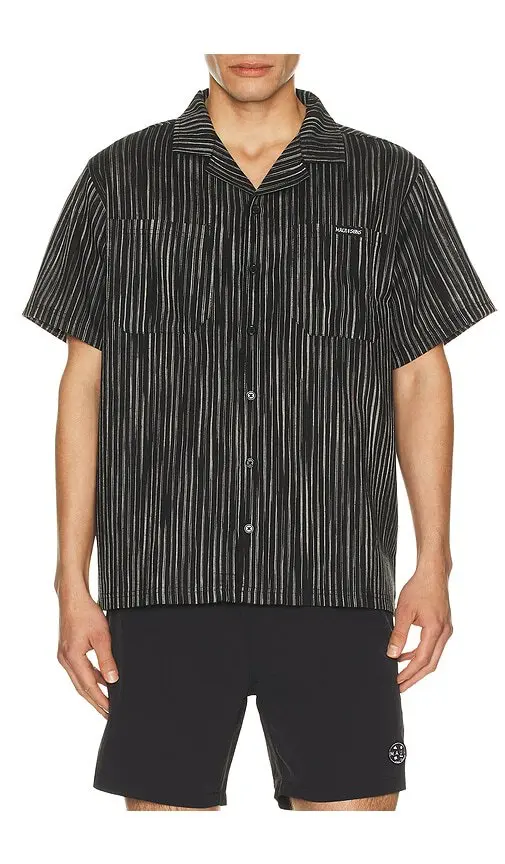 MAUI AND SONS Ashline Short Sleeve Shirt - Black