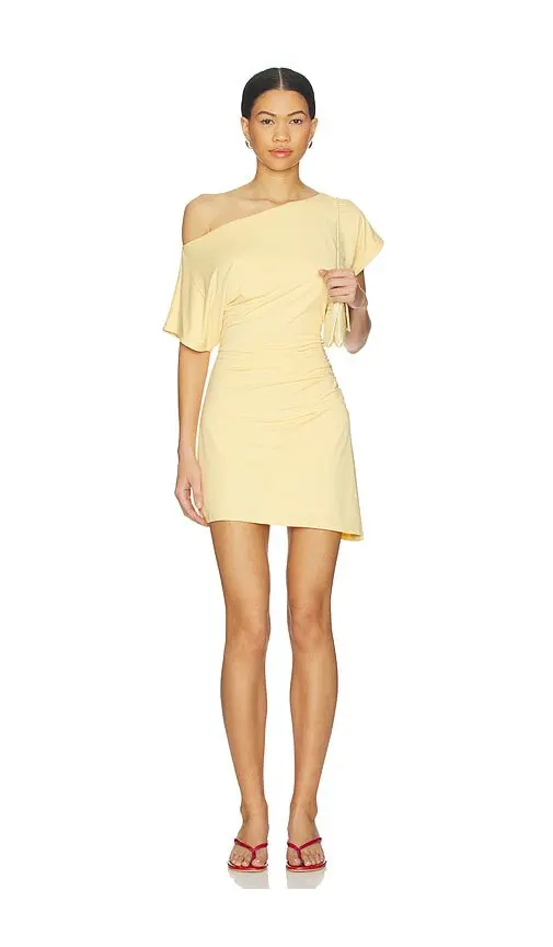 NAKEDVICE The Byrdie Dress In Yellow - Butter
