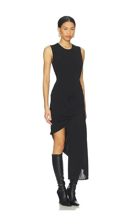 Helmut Lang Twist Drape Dress