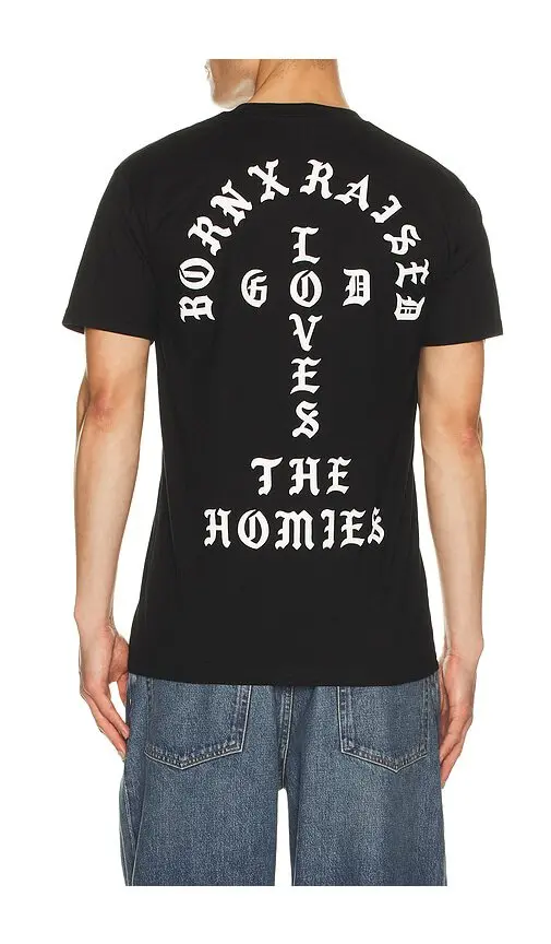 BORN X RAISED Unconditional Love Tee - Black