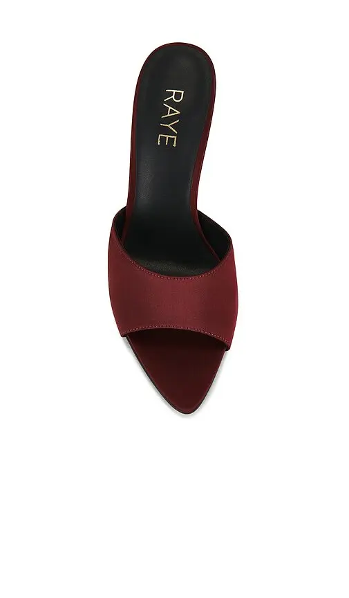 Raye Cristina Sandal - Burgundy Satin
