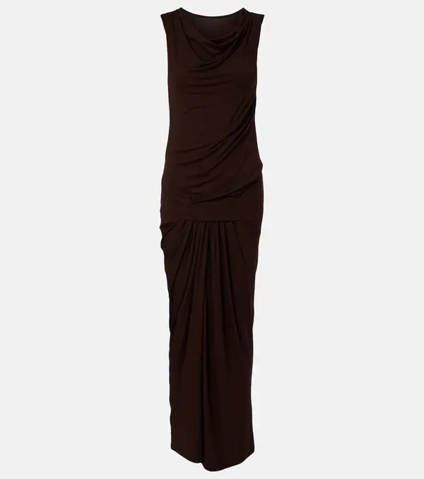 ENTIRE STUDIOS Draped Gathered Midi Dress