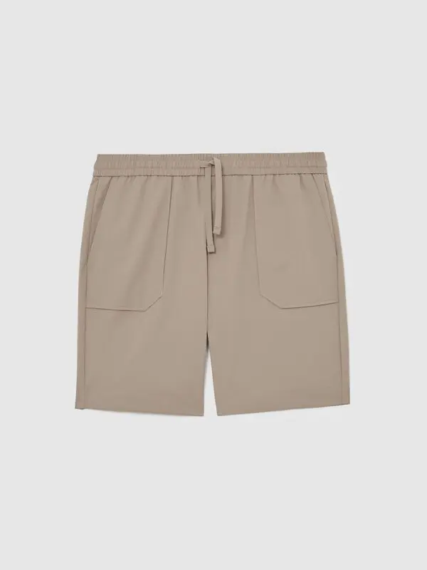 REISS Short Ascend Technical Drawstring Short