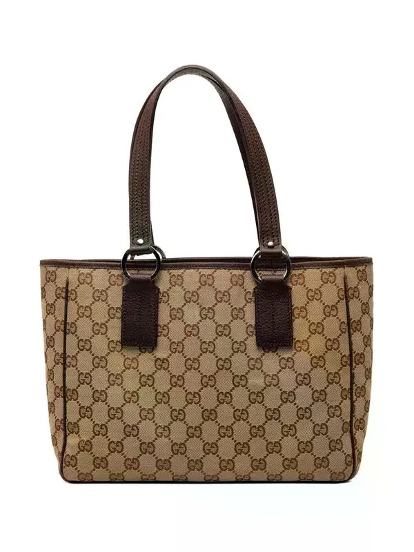 Gucci 2000-2015 Gg Canvas Tote Bag - Brown