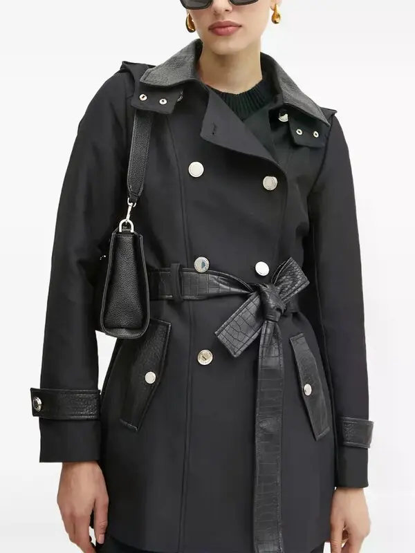MORGAN Hooded Belted Coat