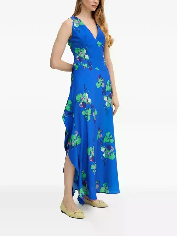 MORGAN Floral V-neck Maxi Dress