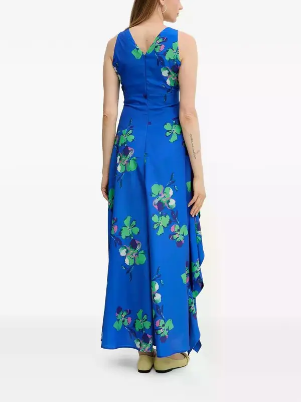 MORGAN Floral V-neck Maxi Dress