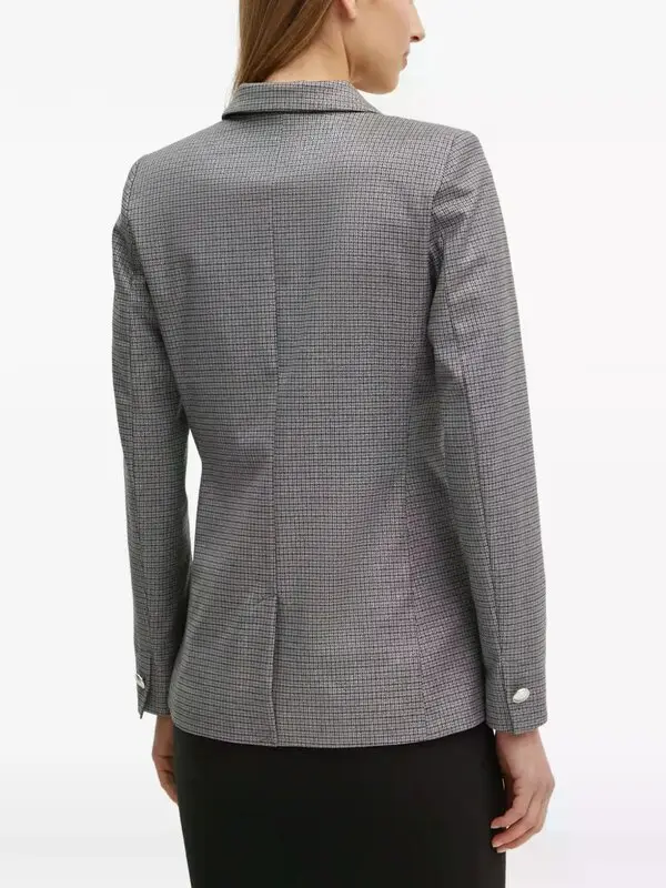MORGAN Double-breasted Check Blazer
