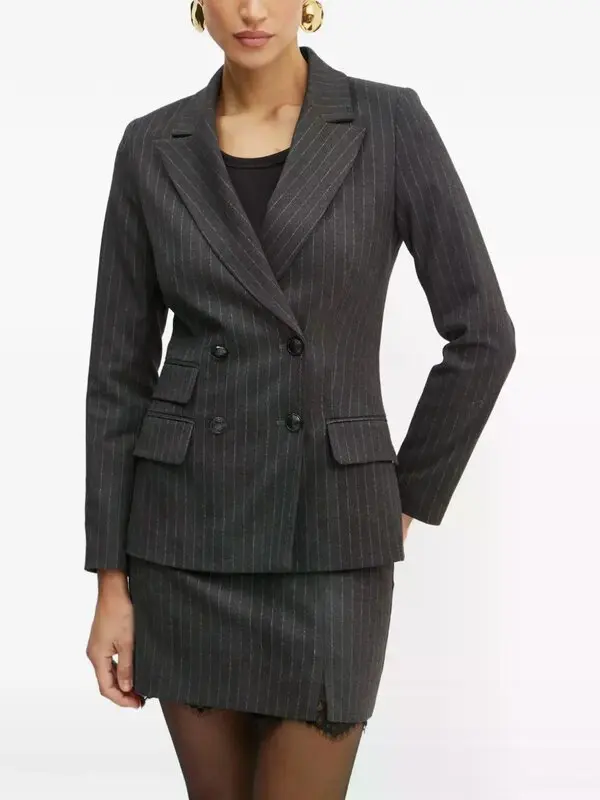 MORGAN Pinstripe Double-breasted Blazer