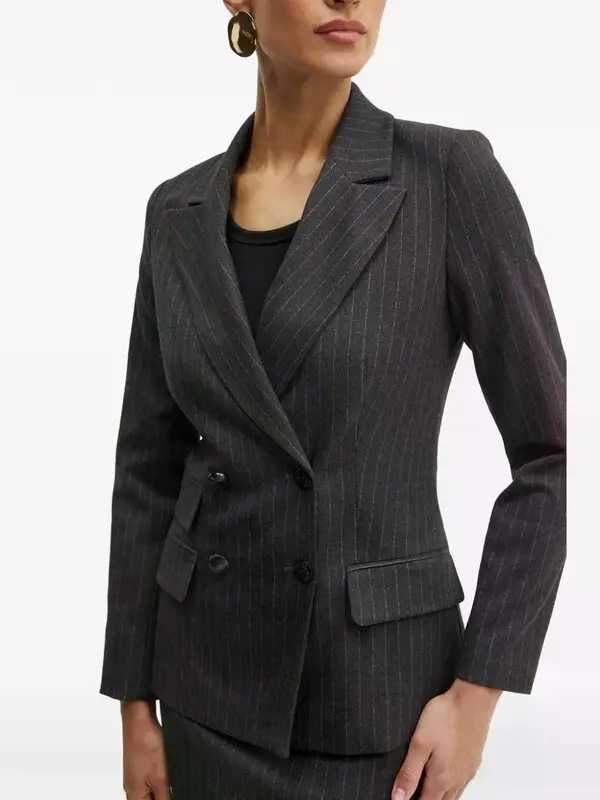 MORGAN Pinstripe Double-breasted Blazer