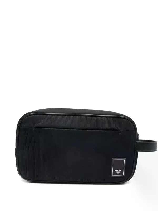 Emporio Armani Capsule Wash Bag - Black