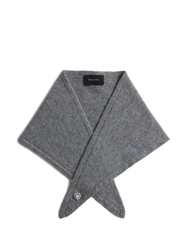 Simone Rocha Cashmere Neckerchief - Grey
