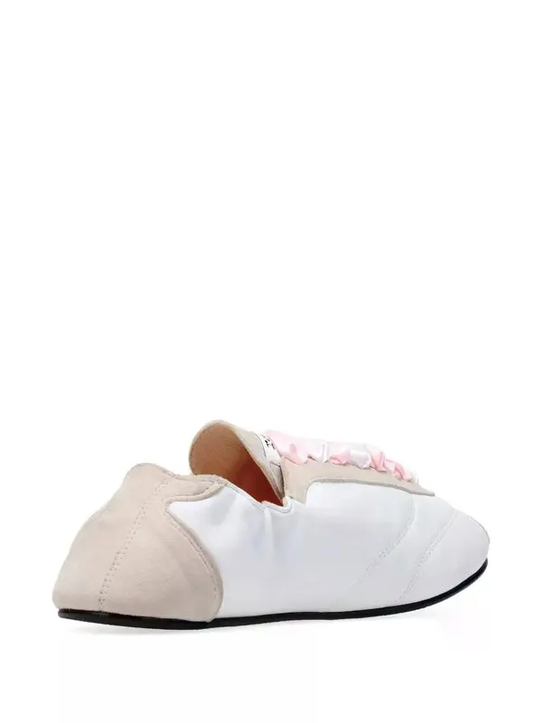 Repetto Lace-up Ribbon Sneakers - White