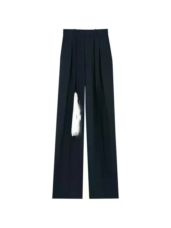 Saint Laurent Pleated Trousers - Blue