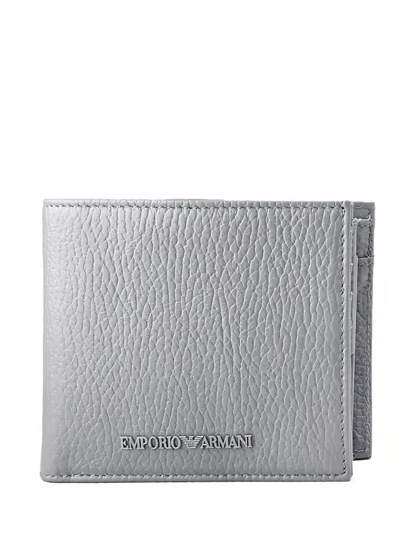 Emporio Armani Logo-plaque Wallet - Grey