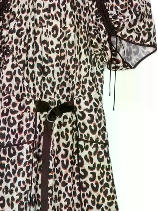 3.1 Phillip Lim Animal-print Belted Dress