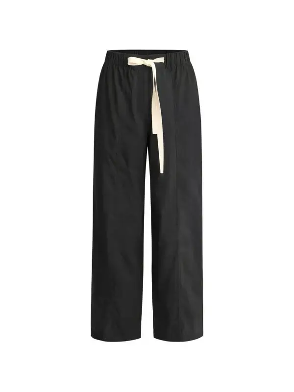 LEE MATHEWS Tie-waist Trousers - Black