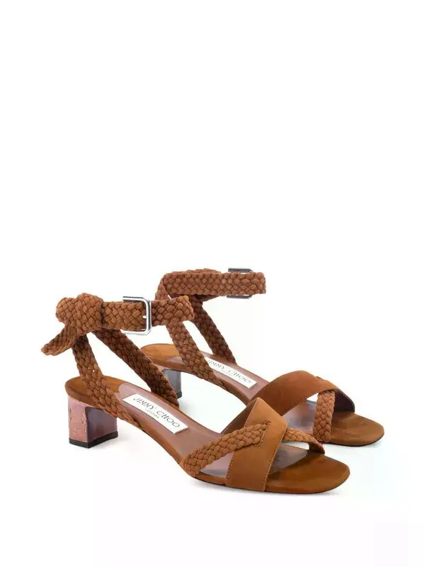 JIMMY CHOO Braided-strap Sandals
