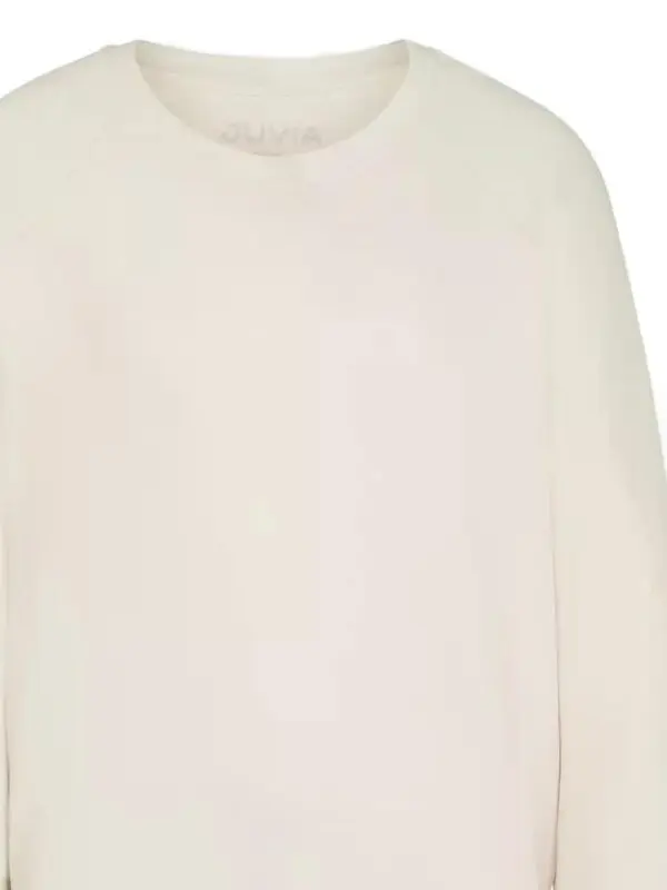 JUVIA Crew-neck Long-sleeve Sweatshirt