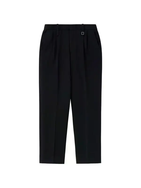 WOOYOUNGMI Hardware-detail Pleated Tailored Trousers - Blue