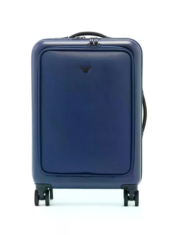 Emporio Armani Logo-plaque Suitcase - Blue