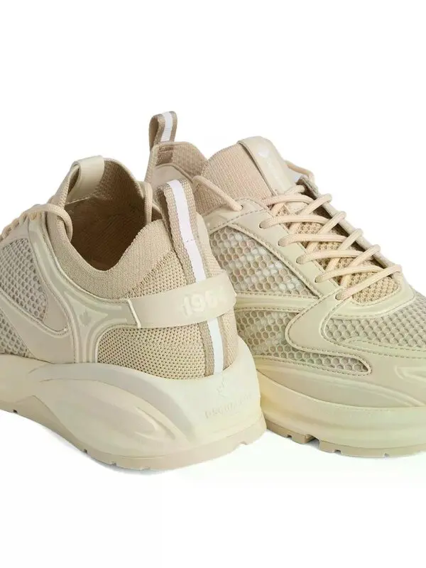 Dsquared2 Dash Panelled Platform Sneakers - Neutrals