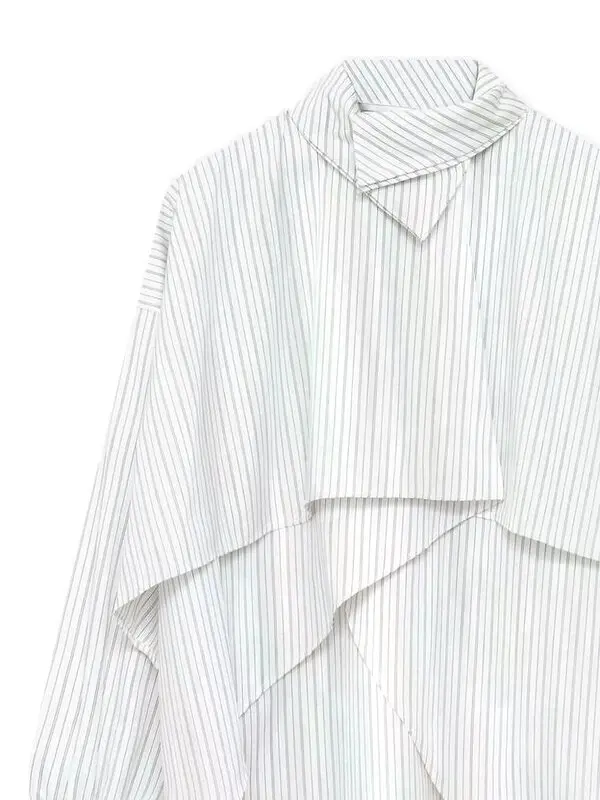 MARGAUX LONNBERG Bird Striped Blouse - White