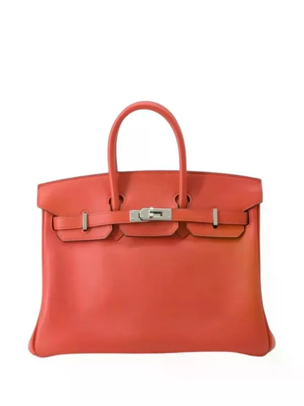 Hermès 2019 Swift Birkin Retourne 25 Handbag - Red