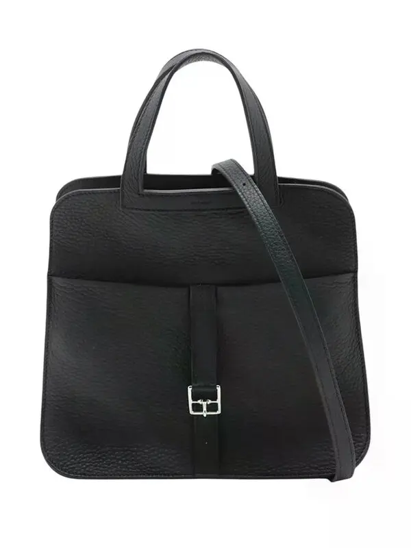 Hermès 2024 Clemence Halzan 25 Satchel - Black