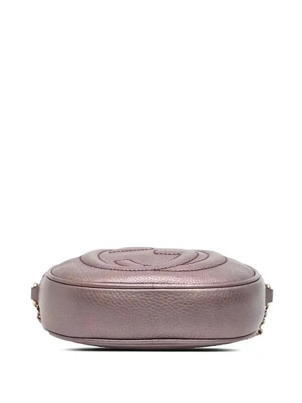 Gucci Mini Calfskin Soho Chain Crossbody Bag - Pink
